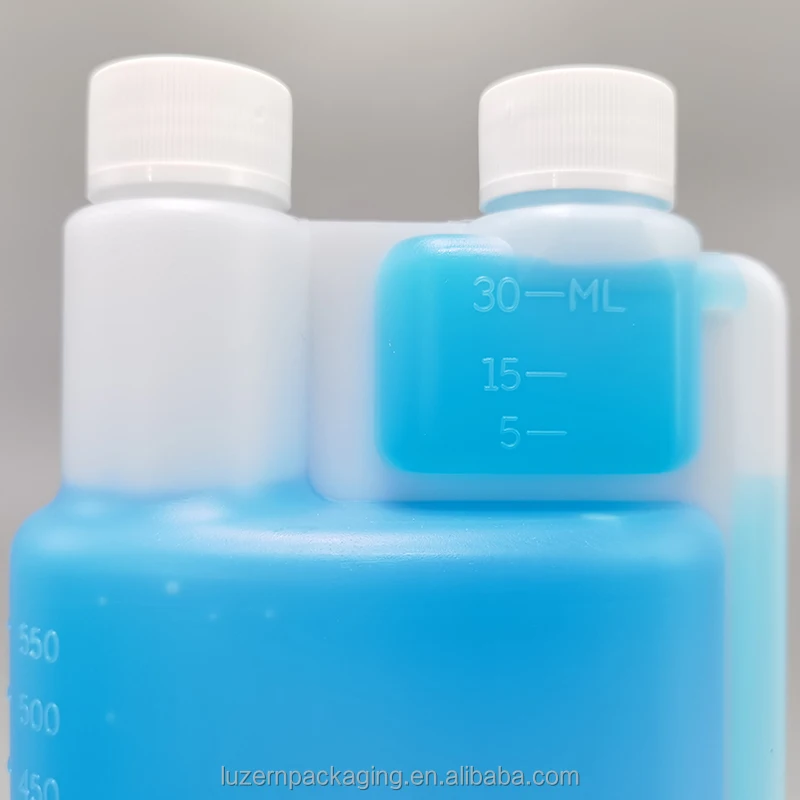 20 Oz HDPE Dual Chamber Bottle for Dosing Whisky or Brandy
