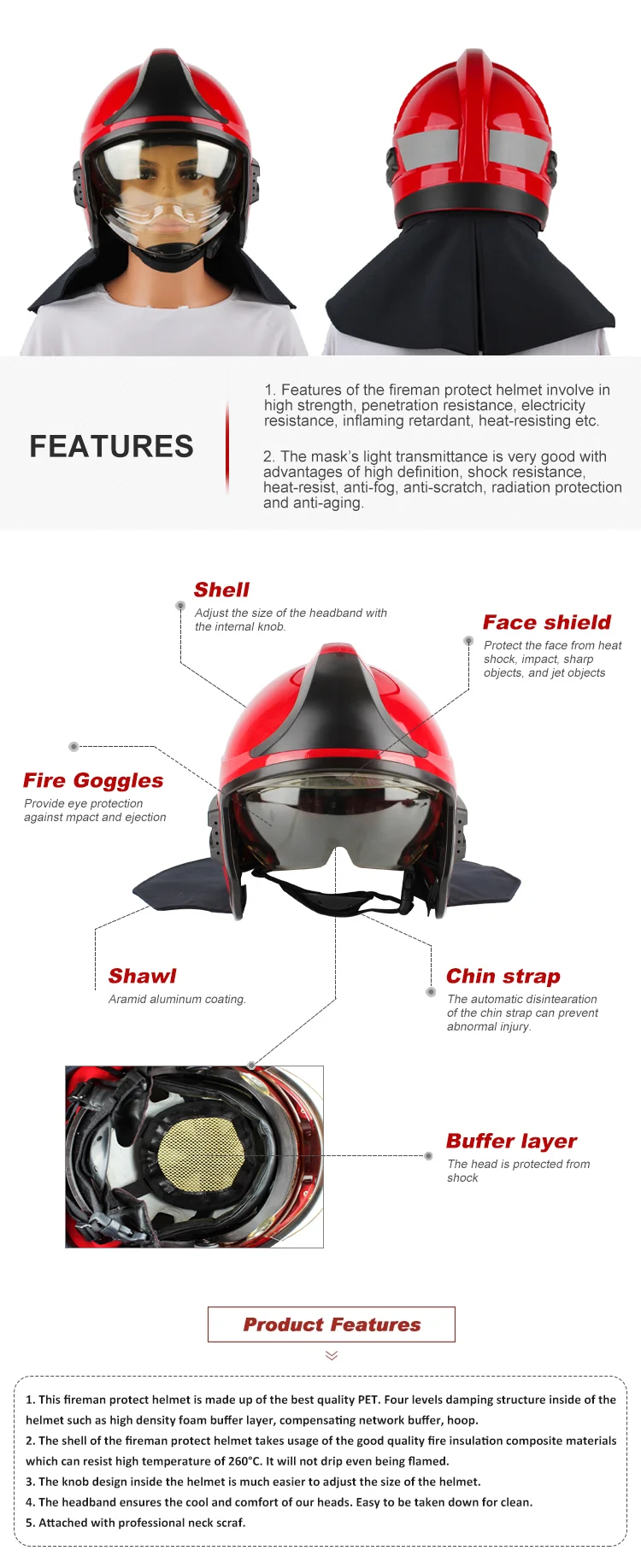 Traditional Fire Helmet Firefighting Safety Fireman Helmets - Buy Hot ...