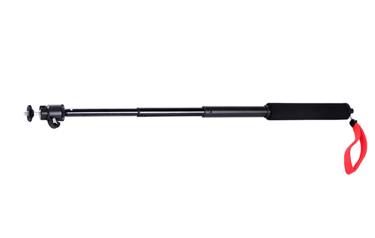 Factory Wholesale Portable Red String Selfie Stick Monopod With 1/4 ...