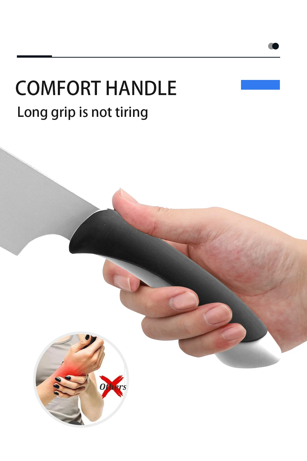 High Quality Chef Kitchen Knives Forged Comfortable Handle Stainless ...