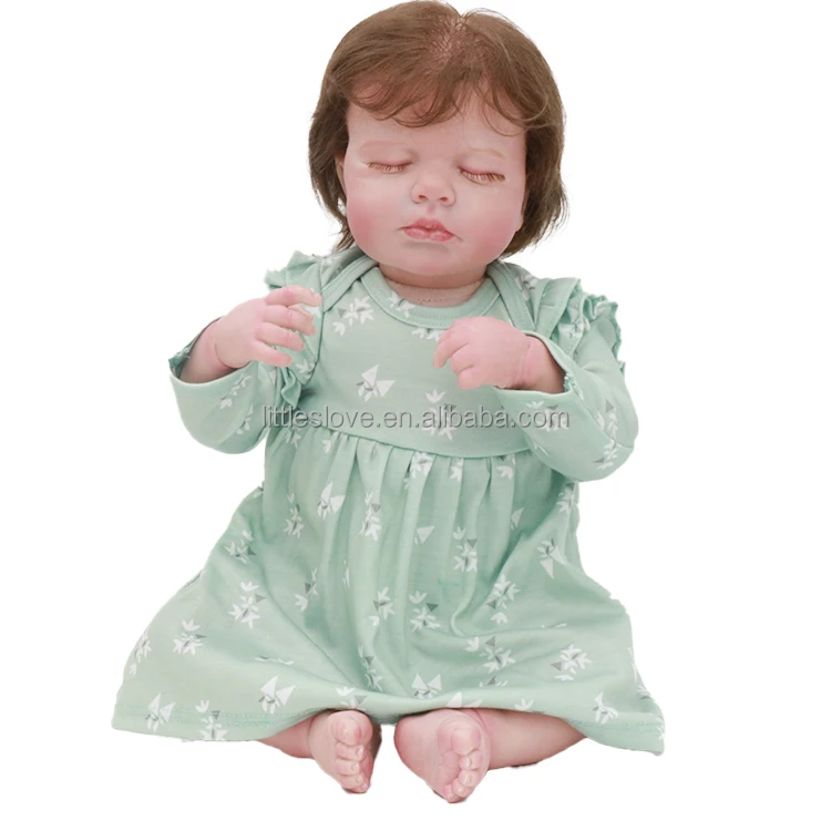 20inch 3.8kg Drink Wet System Silicone Reborn Baby Doll Soft And Real ...