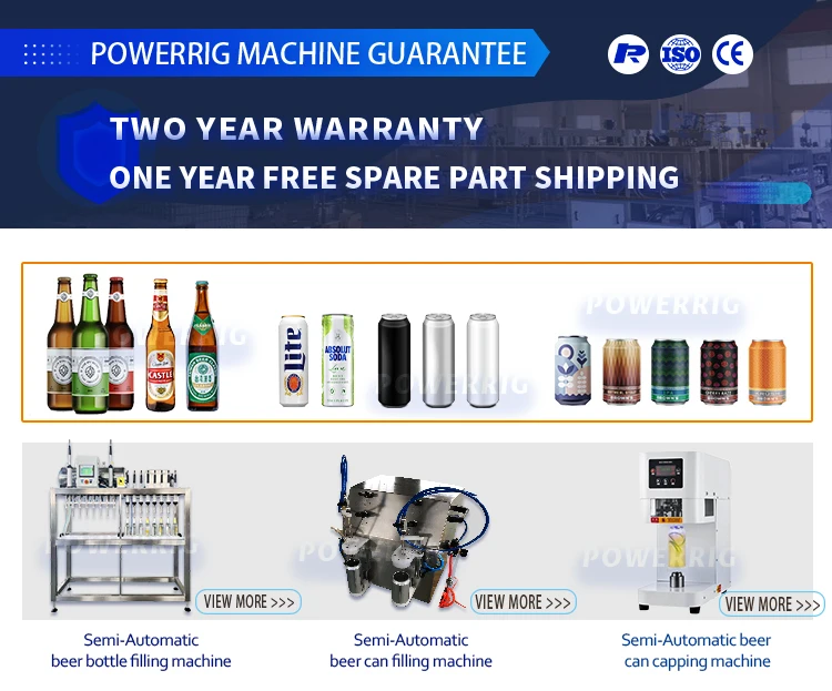 Semi Automatic Soda Energy Carbonated Soft Drink Beverage Isobaric Small Plastic Aluminum Can ...