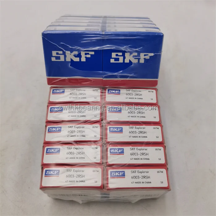 Original Skf Deep Groove Ball Bearings 6003-2rsh 6203-2rsh Ball Bearing ...