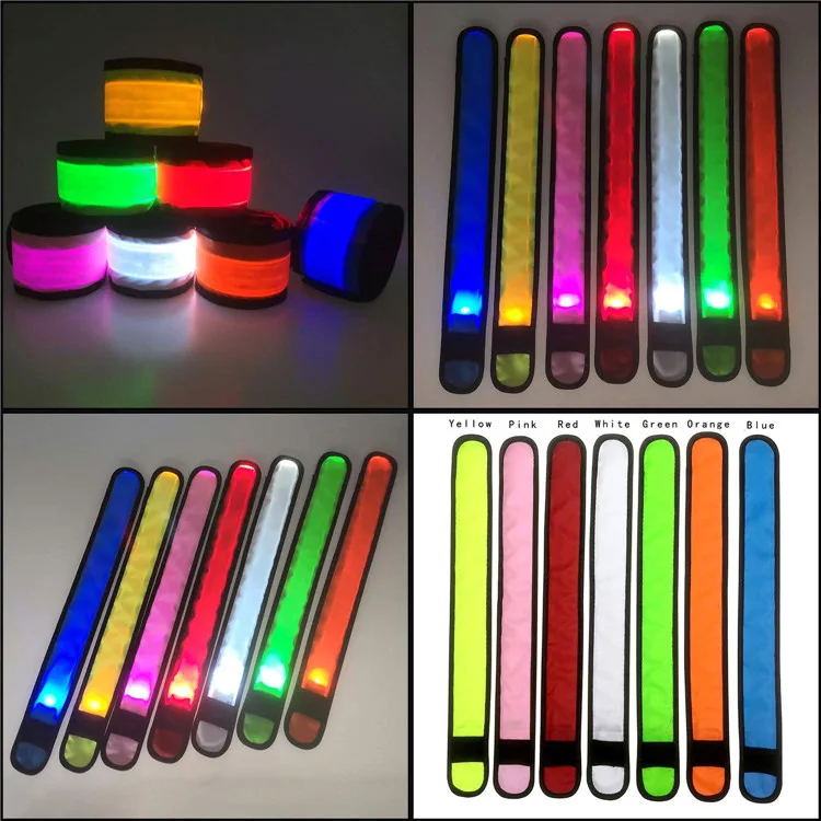 Promotion Led Reflective Snap Band - High Visibility Gift