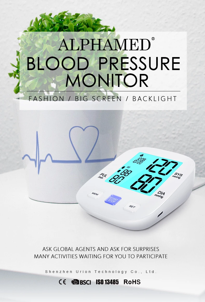 URION Telemedicine Device - Bluetooth 5.0 Blood Pressure Monitor