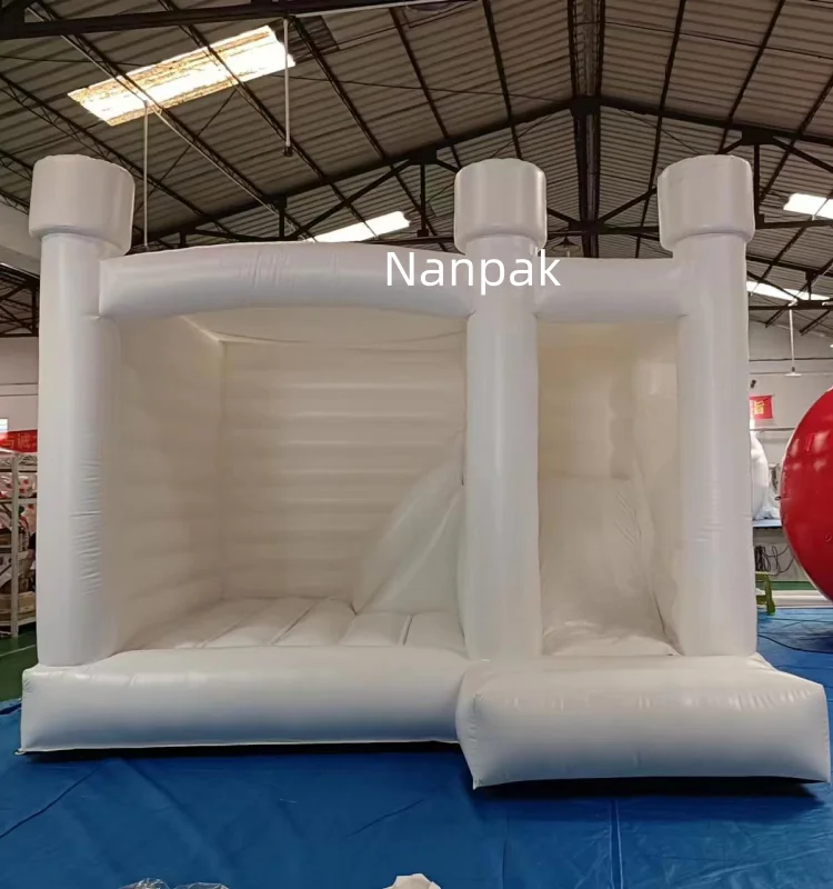 Commercial Grade Pvc 0.55mm Bouncy Castle With Slide Soft Play Rental ...