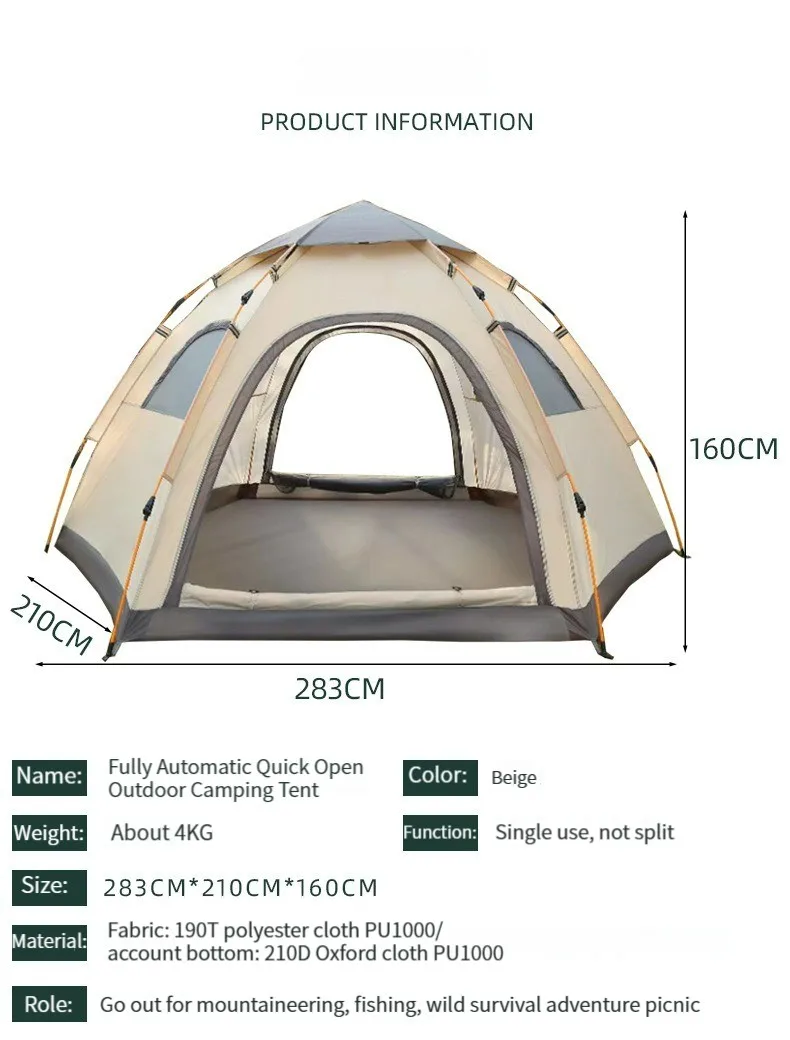 Made In China,Self Folding,Wild Rainproof,Portable Outdoor Tent - Buy ...