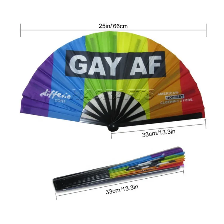 2020 Newly 13inch Size Big Plastic Fan Large Taichi Chinese ...