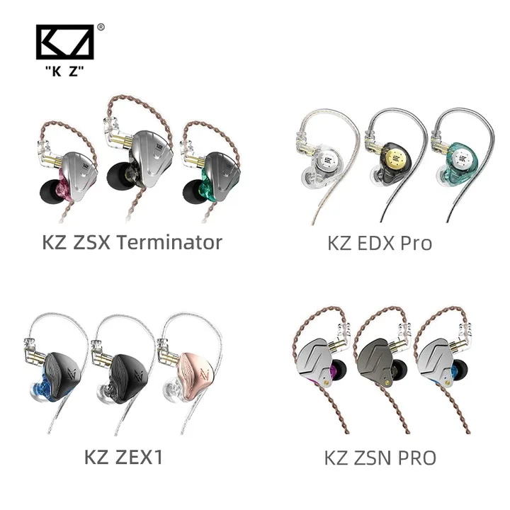 Wired Earphones In-ear Headset Noise Cancelling QKZ Headset KZ ZST ...
