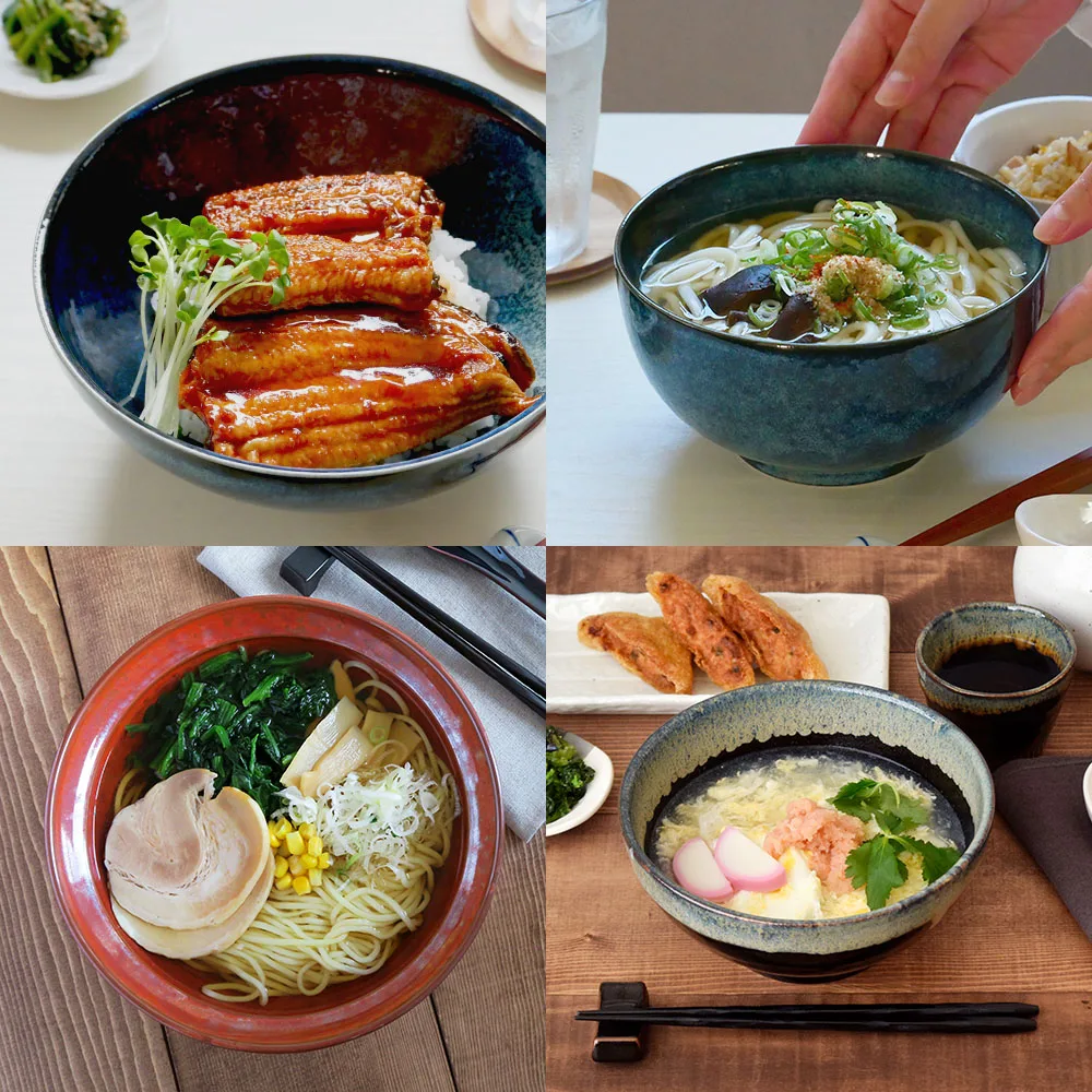 Set Custom Cute Noodle Japanese Ceramic Wholesale Ramen Bowl - Buy ...