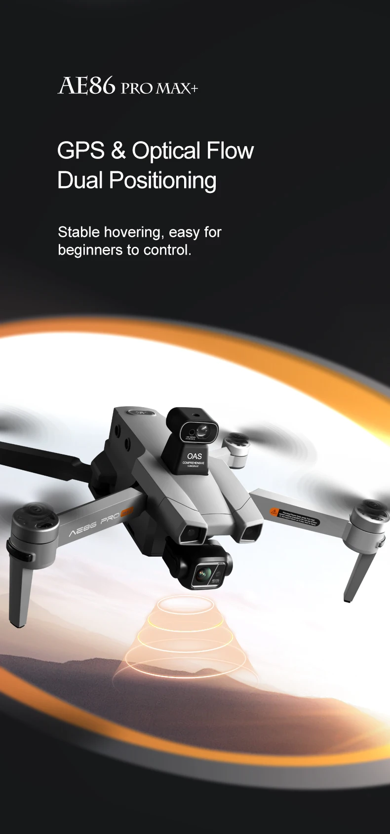 AE86 PRO MAX Plus - Drones with 4K Camera & 3-Axis Gimbal