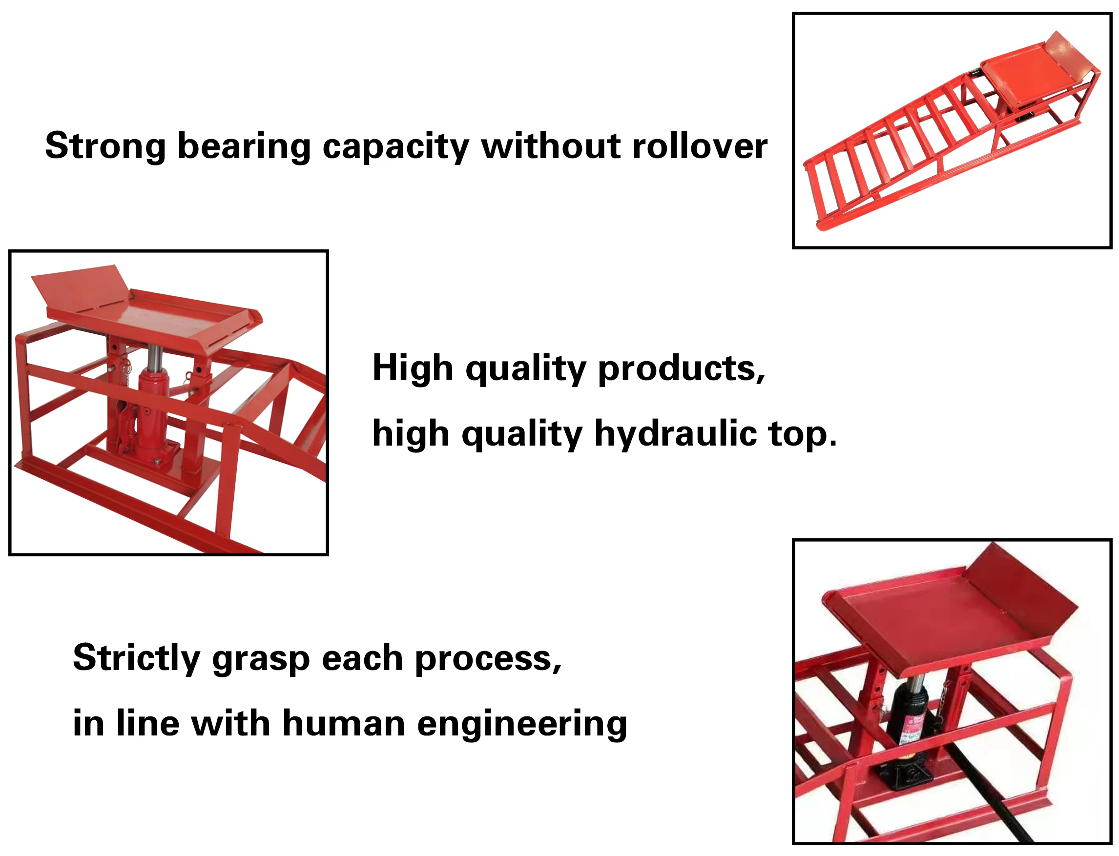 Direct Sales Adjustable Hydraulic Lifting Jack Car Ramp Garage Car ...