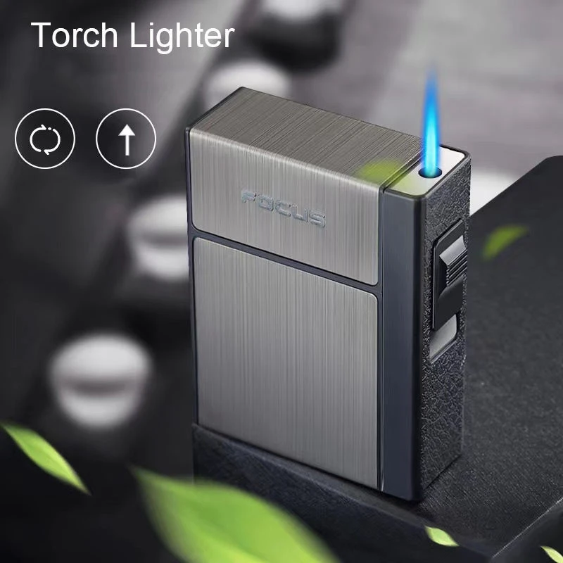 Classic Design Cigarette Case Lighter 2 in 1 with Custom Logo