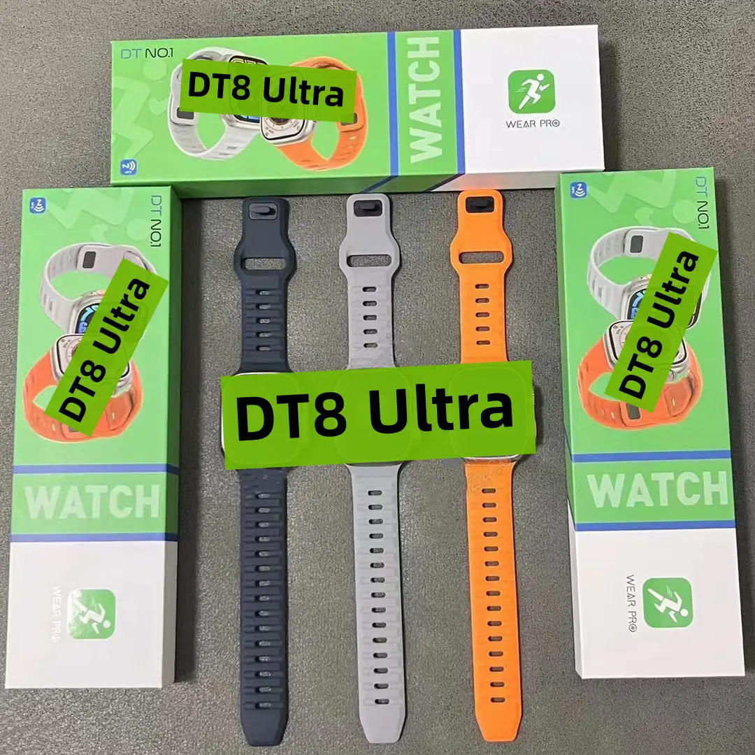 Dt8 Ultra Original Smart Watch Iwo Series 8 Thermometer Gps Track ...