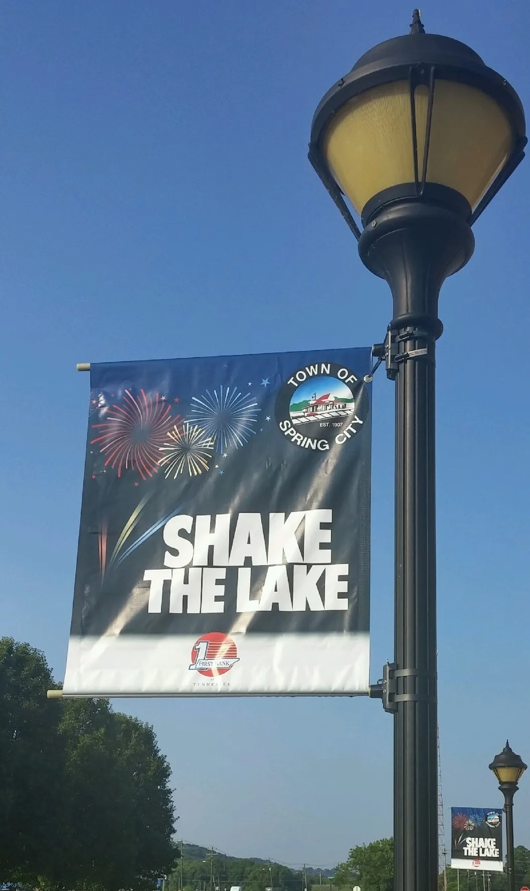 Street Outdoor Light Pole Advertising Flag Media Ads Kit