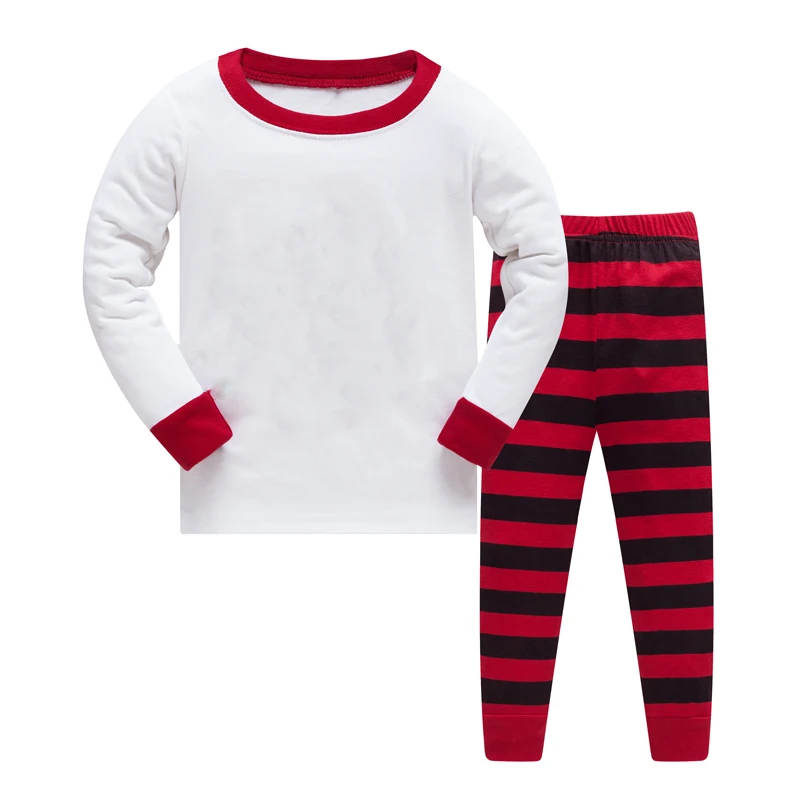 Custom Polyester Sublimation Blanks Kids Pyjamas Personalised Christmas ...