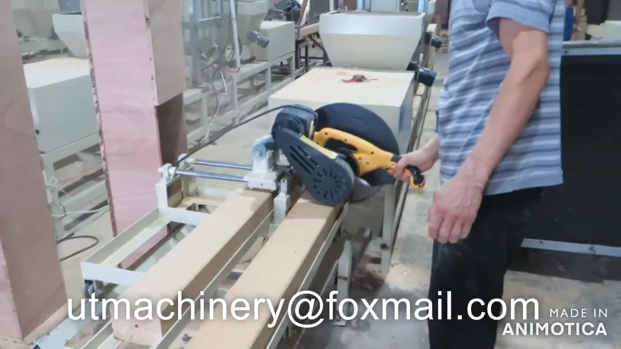 Ut Machinery Compressed Wood Sawdust Block Making Machine Hydraulic ...