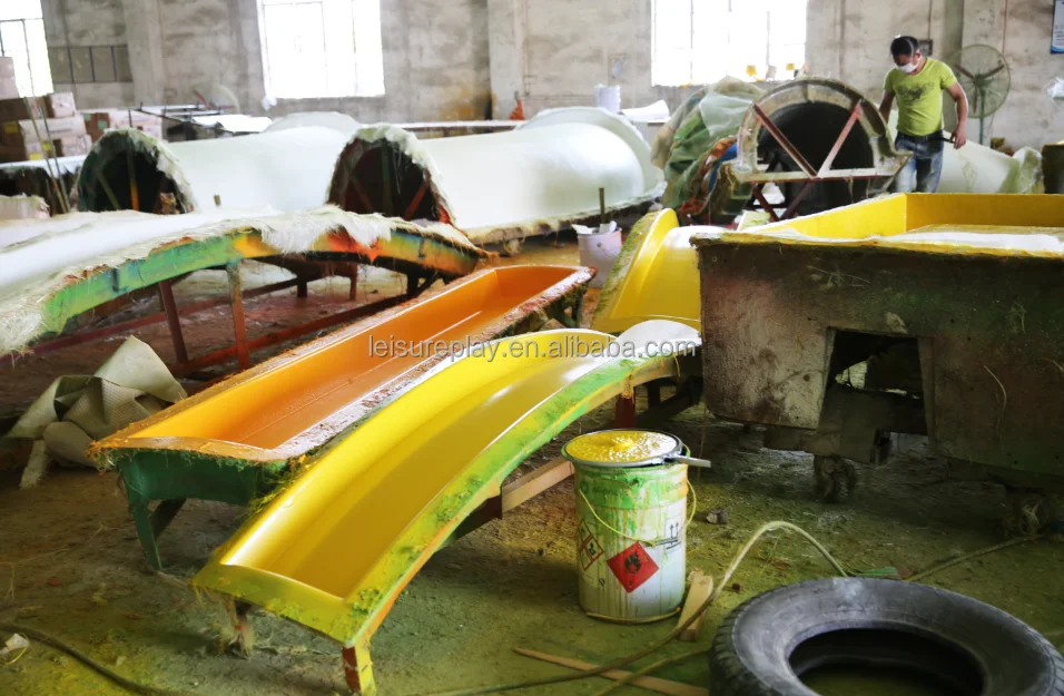Fiberglass High Speed Water Park Slides for Kids & Adults
