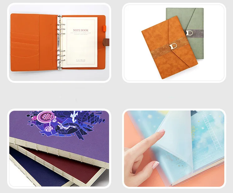 A6 A5 A4 A3 Size Kraft Paper Spiral Notebook Professional Custom ...