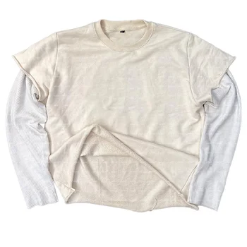 Finch Custom Y2k Double Layer Shirt Tee Heavyweight Cut And Sew Long ...