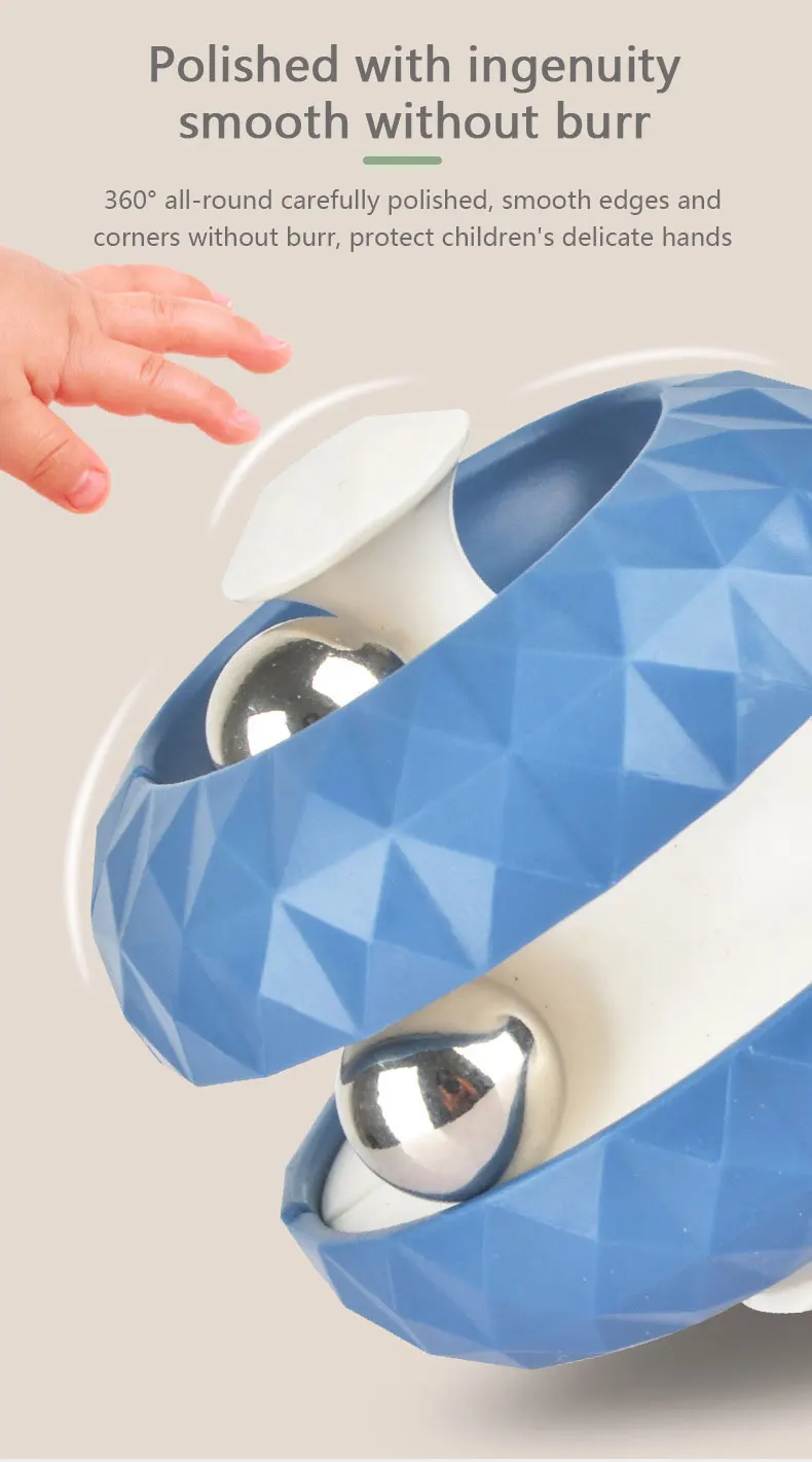 Toys Spinner Finger Gyro Orbiting Rings Orbite Stress Reliever Puzzle ...