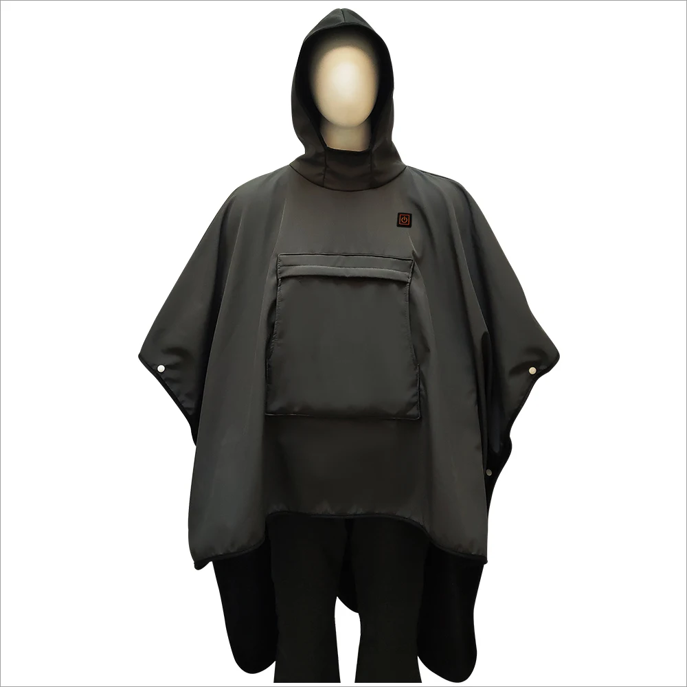 2 In 1 Outdoor Waterproof Heated Cloak Blanket For Autumn Sports ...