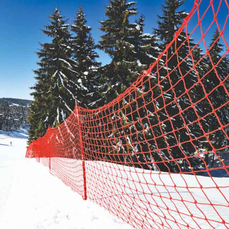 Ski Polycarbonate Pole with Ski Slope Safety Net Essential Ski Product ...