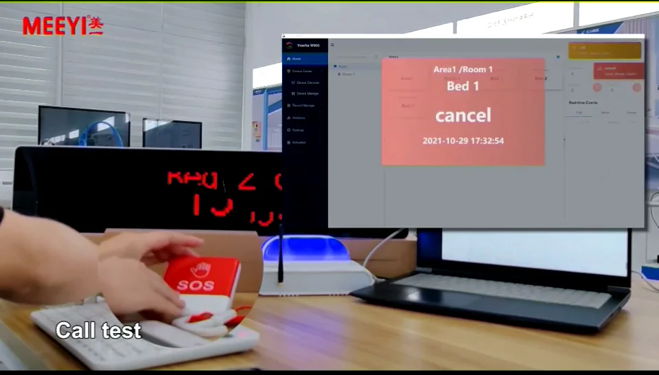 Medical Wireless Nurse Call Emergency Elderly Sos Iot Lora System Smart ...