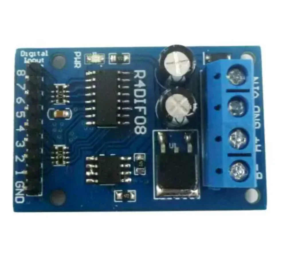 8-channel digital input module RS485 Modbus RTU switch quantity ...