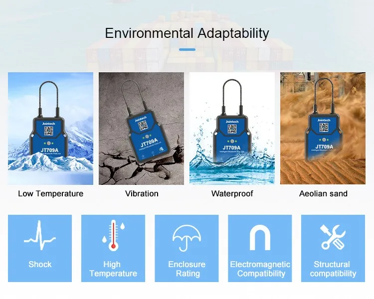 Jointech JT709A Container Cargo Lock Smart GPS Tracker GPS Tracking ...
