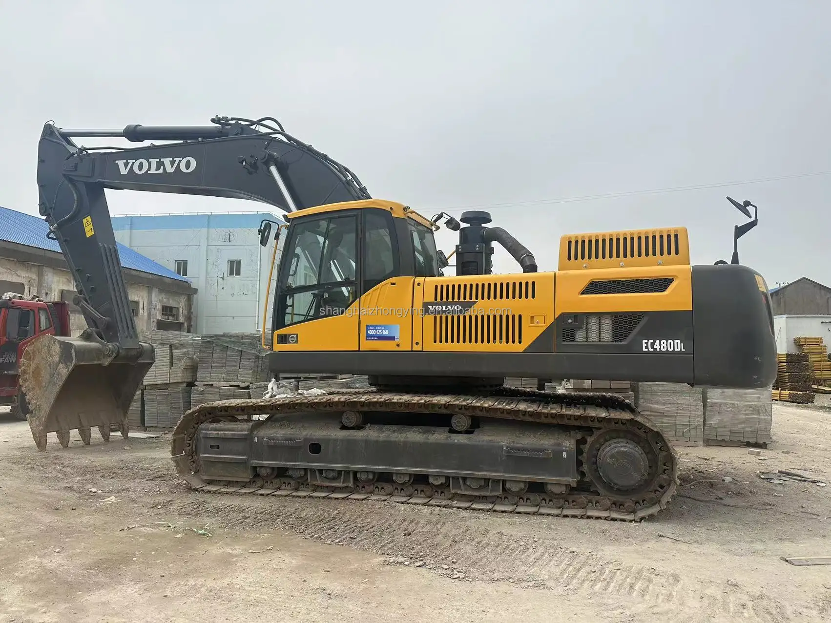 Volvo Ec480dl Used Excavator/ Volvo480 48t Used Excavator Digging ...