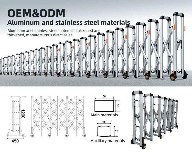 Accordion Barrier for Apartment Isolation Zone Expandable Manual ...