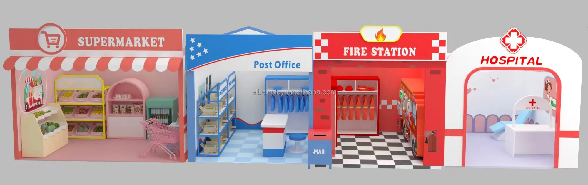 Kids Playhouse Cafe Designs - Soft Indoor Play Area Games