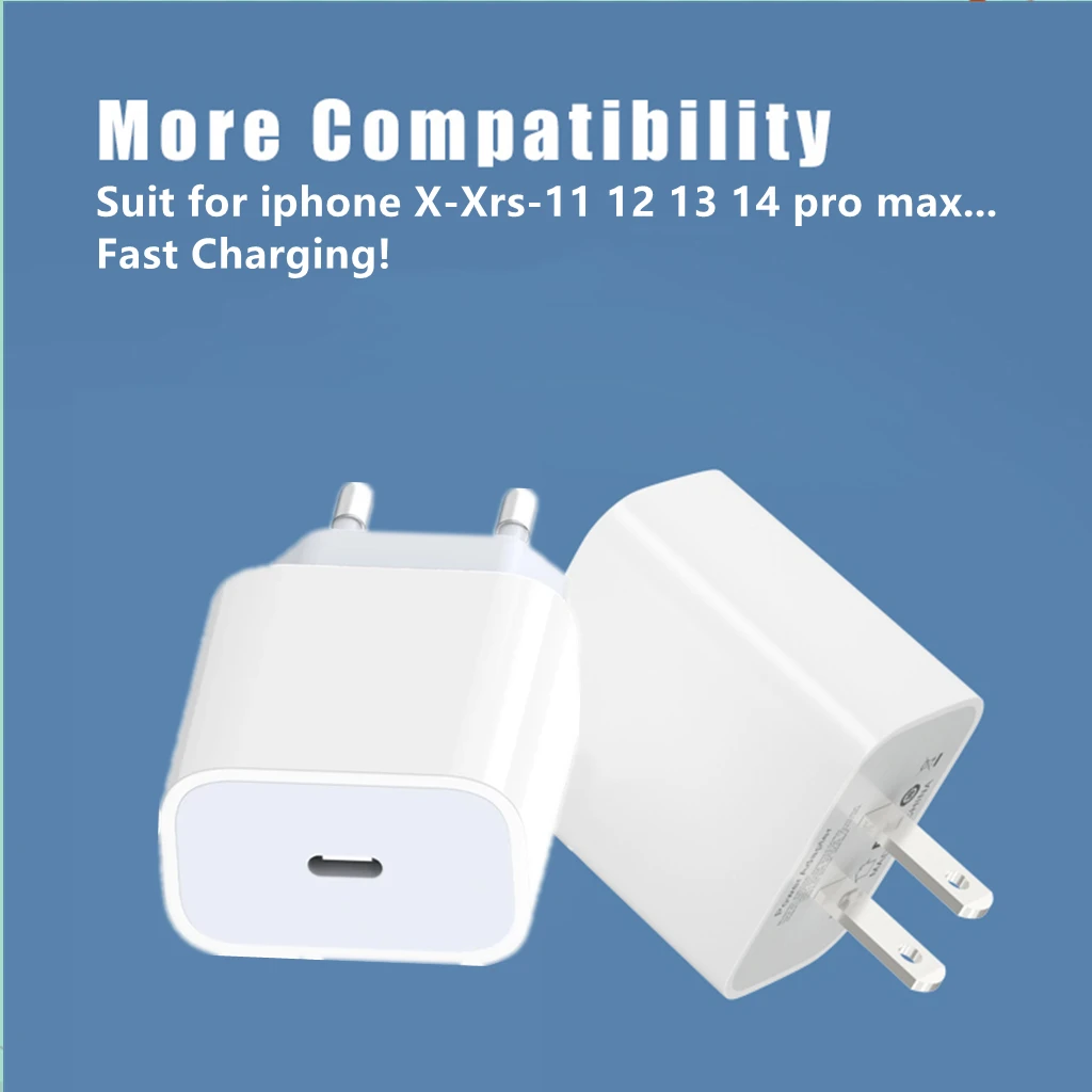 For Iphone 20w Us Plug Charger A2305 Pd 20w Usb C Power Adapter For ...