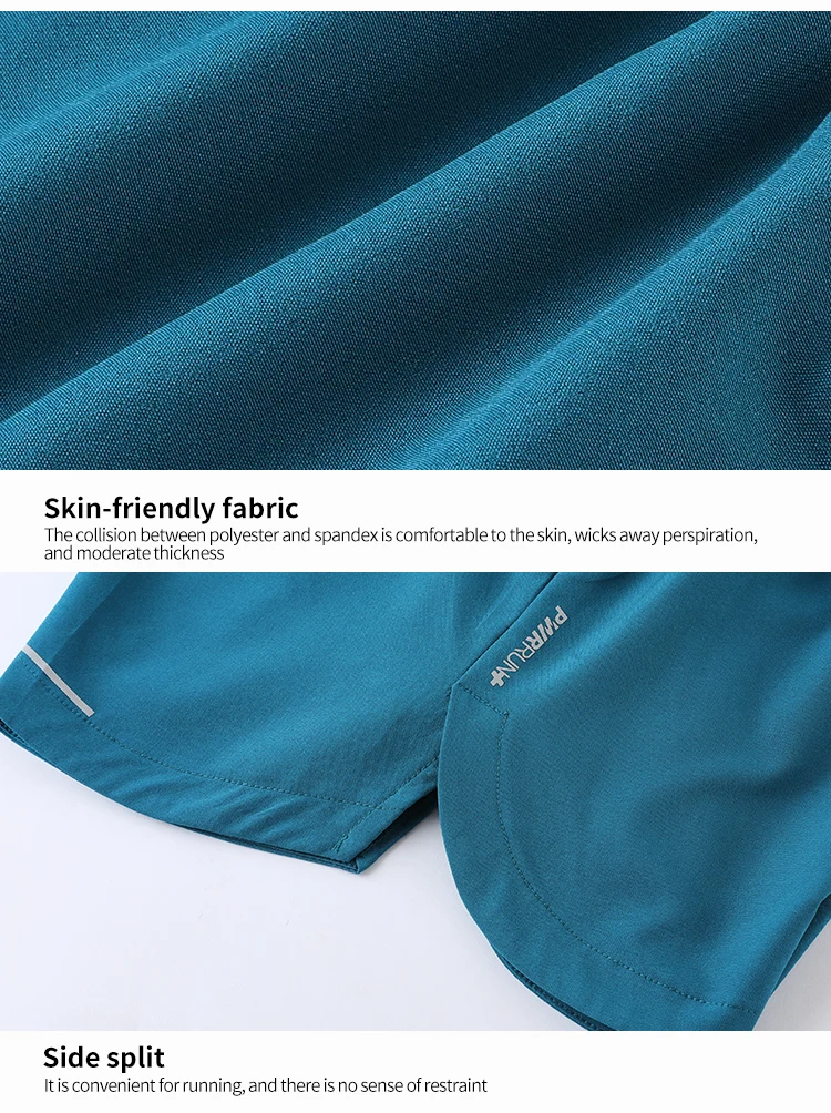 Men Short Shorts With Back Zipper Pocket Sports Shorts Gym Wear Dry Fit ...