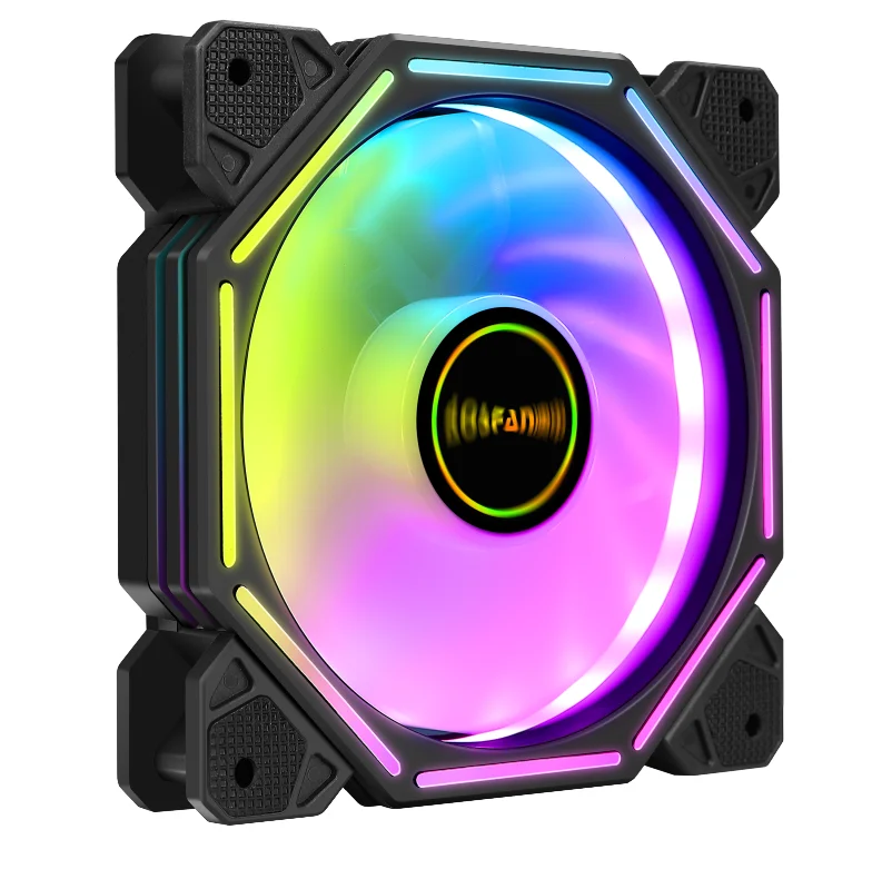 Magic Mirror Argb Chassis Fan Desktop Computer Illusion Heat Sink ...