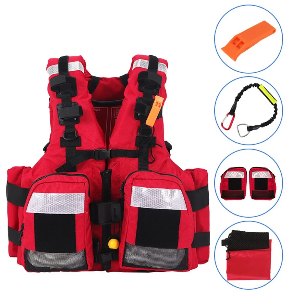 Outdoor Water Rescue High Flotation Life Jackets Marine Vest Nbr Life ...