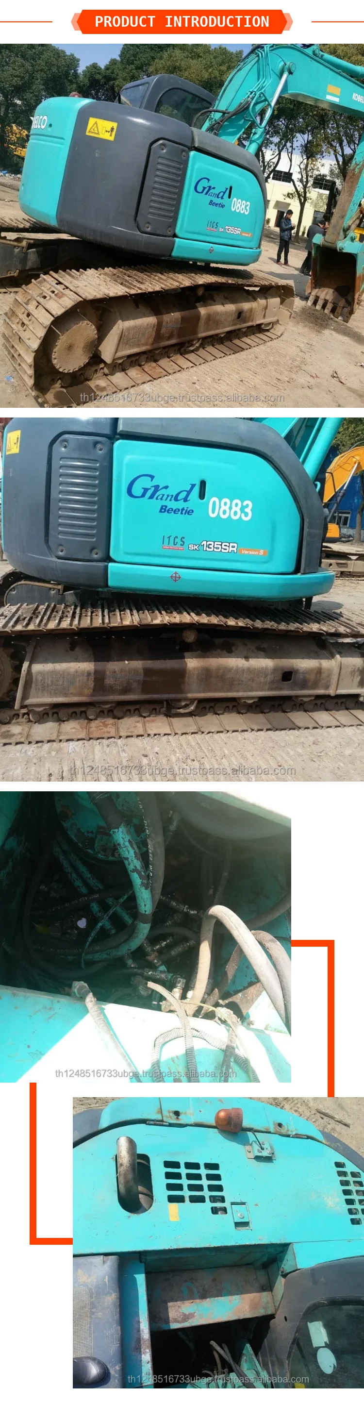 Used Japan Kobelco Sk135 Excavator For Sale /kobelco Crawler Excavator ...