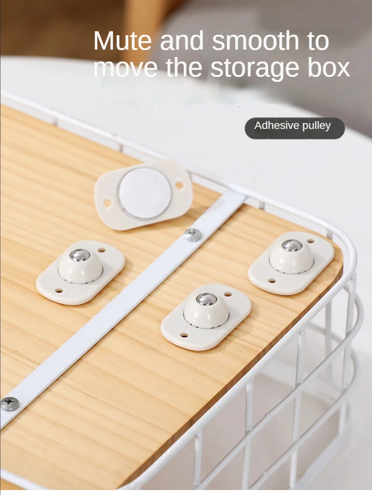 Helloworld Self Adhesive Caster Wheels - Durable & Versatile