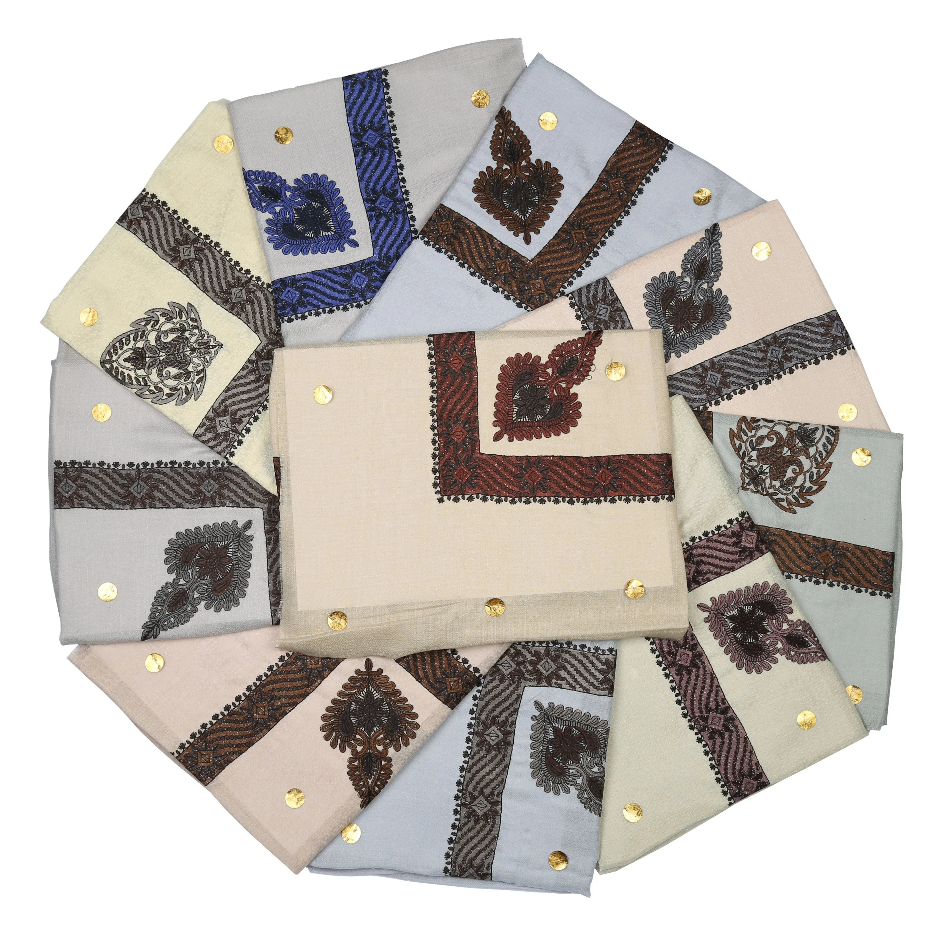 Traditional Yemeni Saudi Embroidered Kashmir Shemagh Islamic Outdoor ...