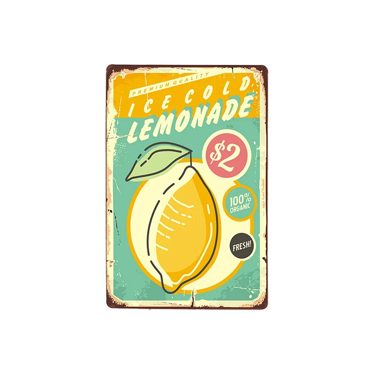 Customized Metal Advertising Sign Wall Decorations