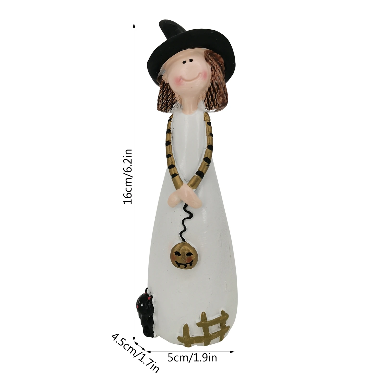 Halloween Witches Sisters Figurines Cute Cartoon Pumpkin Spider Wizard ...