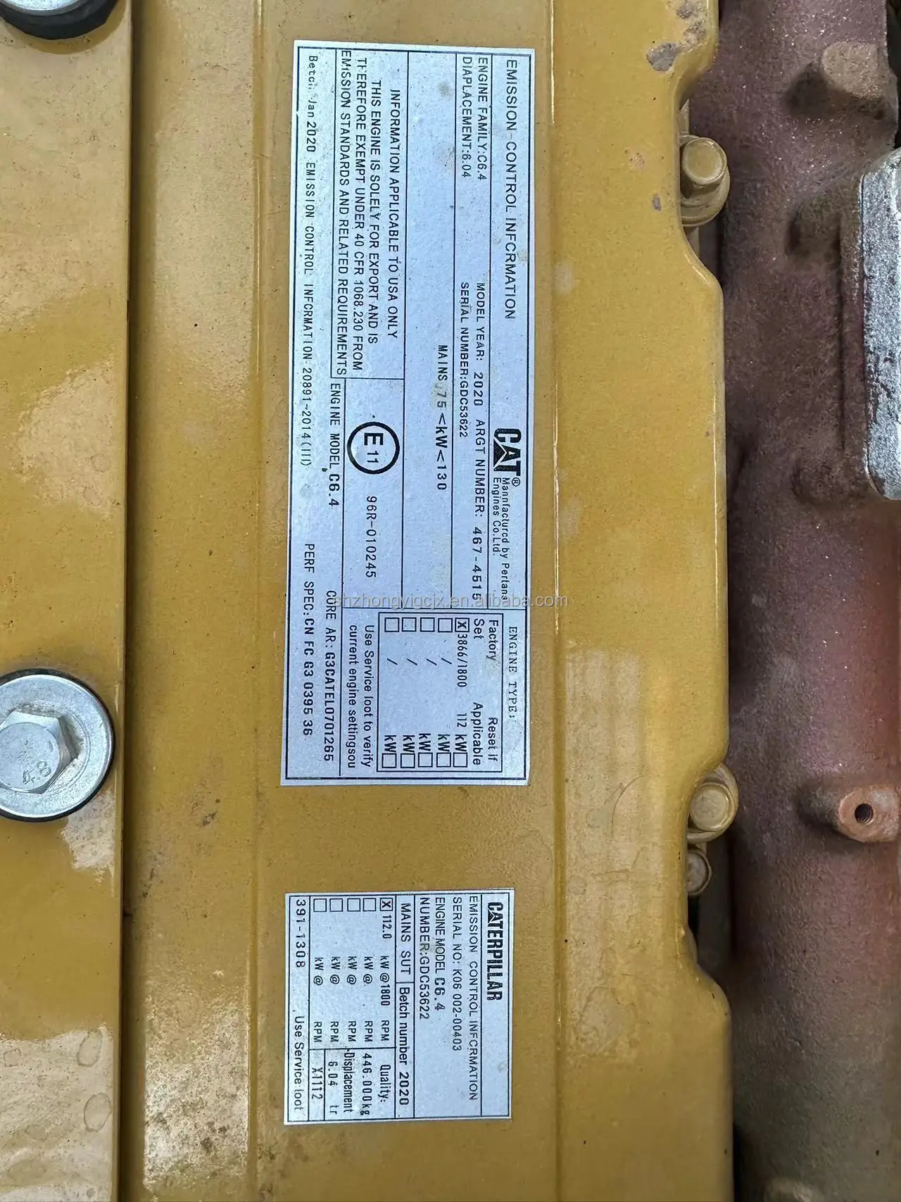 20 Ton Large Tracked Excavator Cat320 Cat320c Cat320d Cat320d2 Cat320e ...