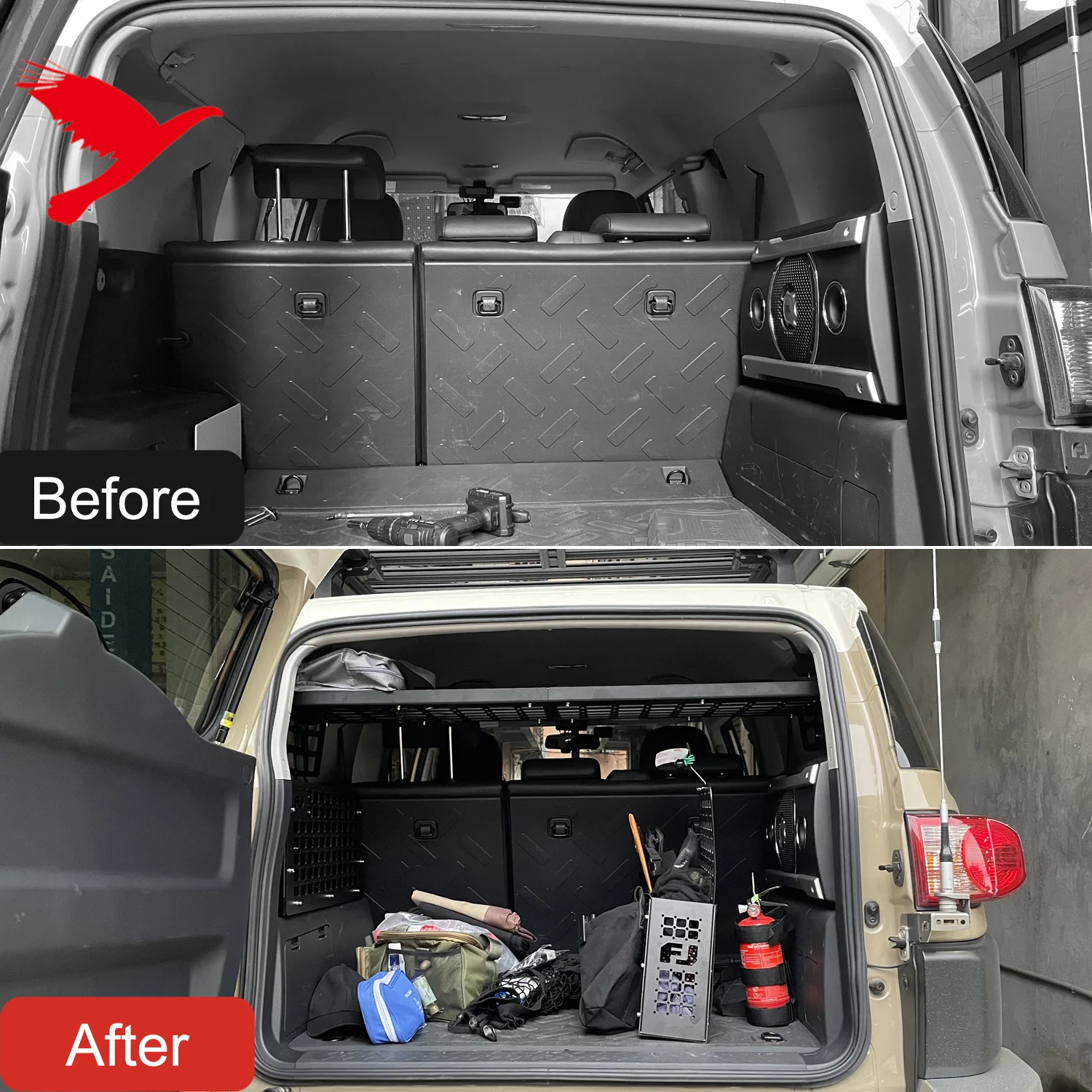 Para Toyota Fj Cruiser (xj10) 2007-2022 Accesorios De Coche Trasero ...