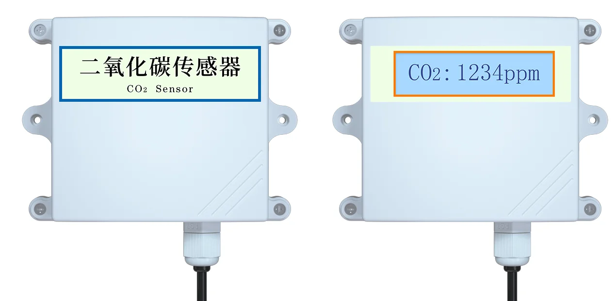 Wall Mounted CO2 Transmitter - BGT-ACO2 - 2000ppm-10000ppm