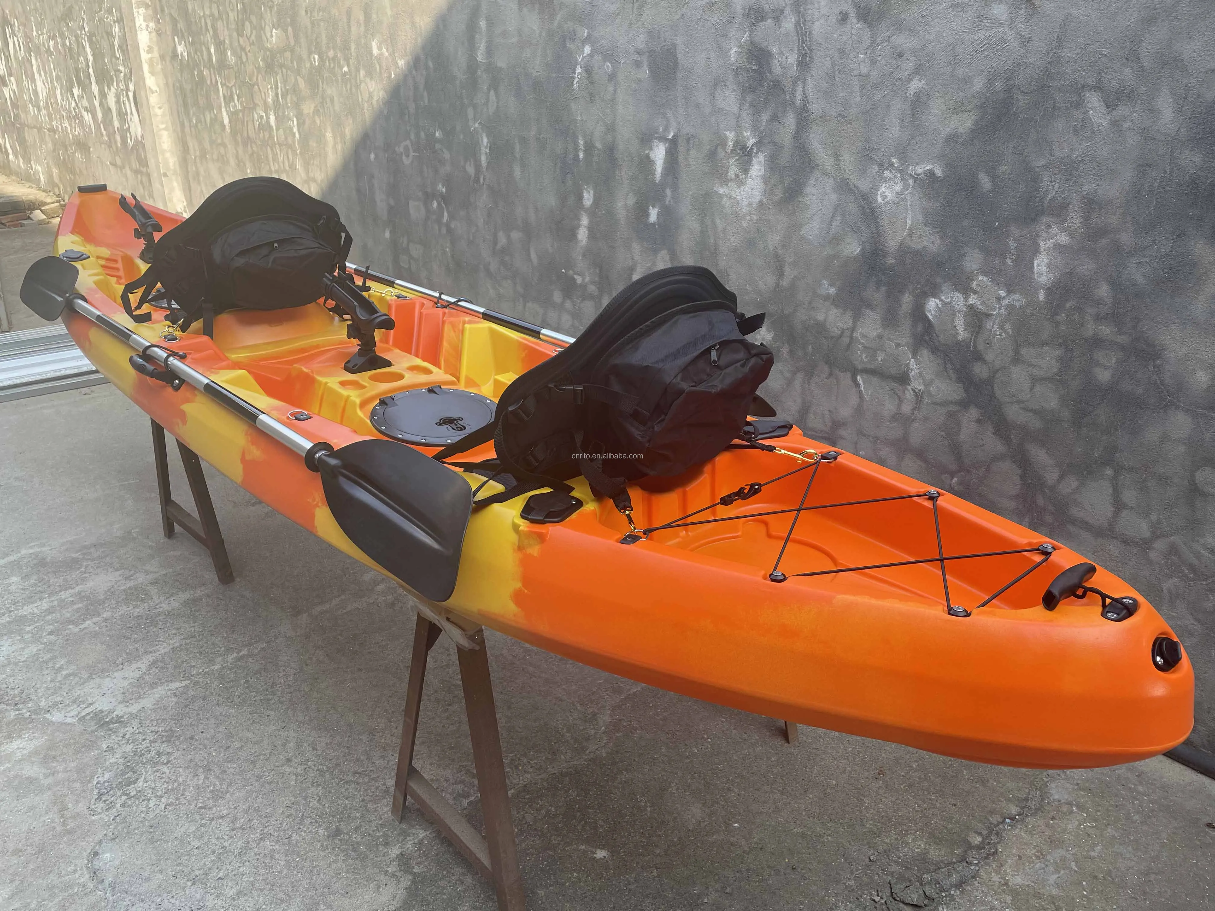 Rotomolded Upright Aluminum Frame Seat Canoe Angler Sit On Top Double 2 ...