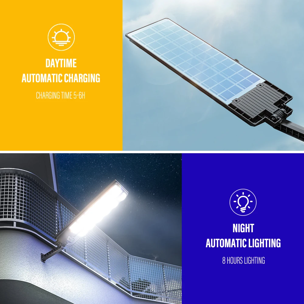 10000 Watts Solar Street Lights - Efficient Outdoor Lighting
