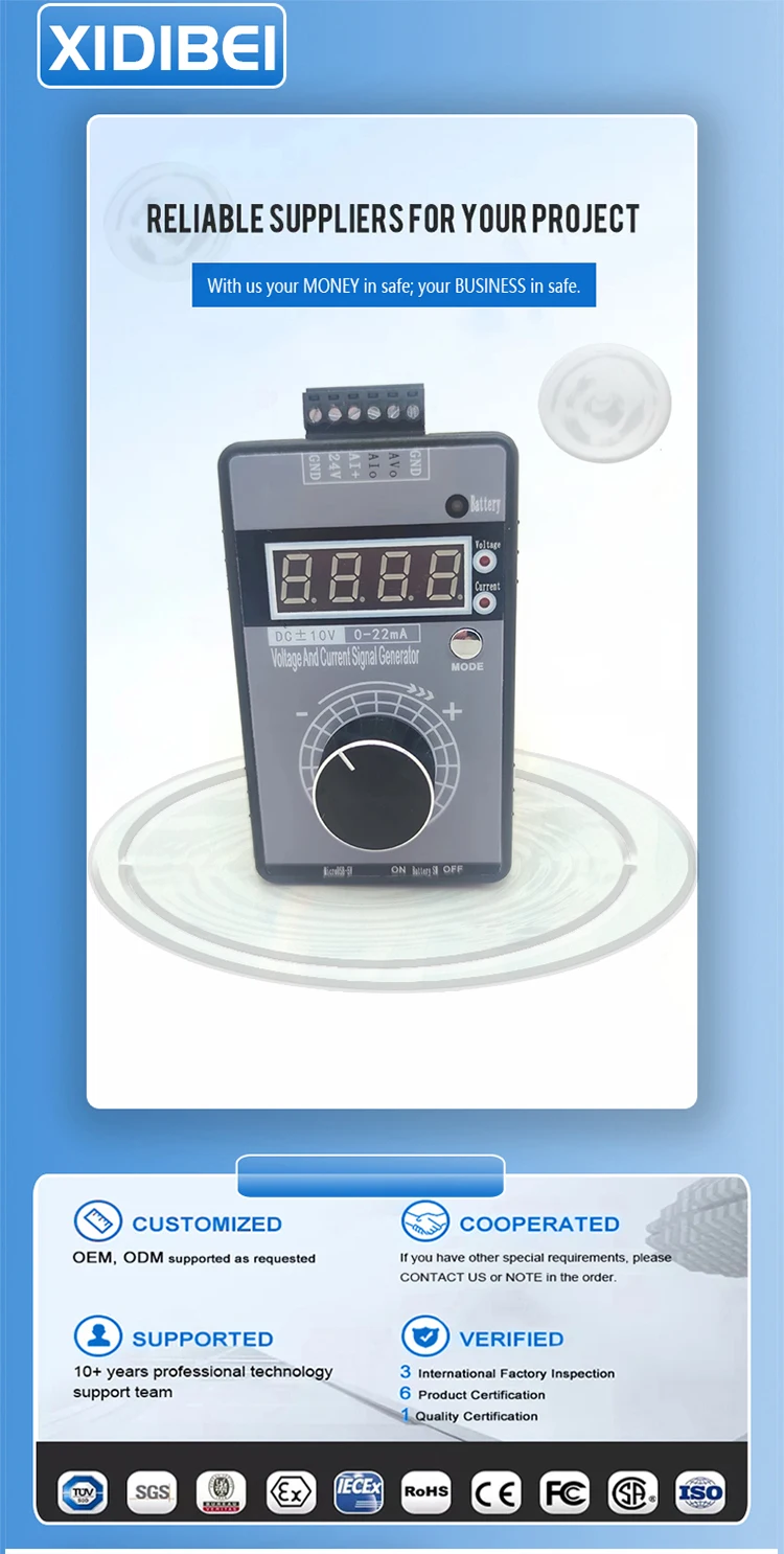 Signal Generator LB02G - Adjustable Voltage & Current Simulator
