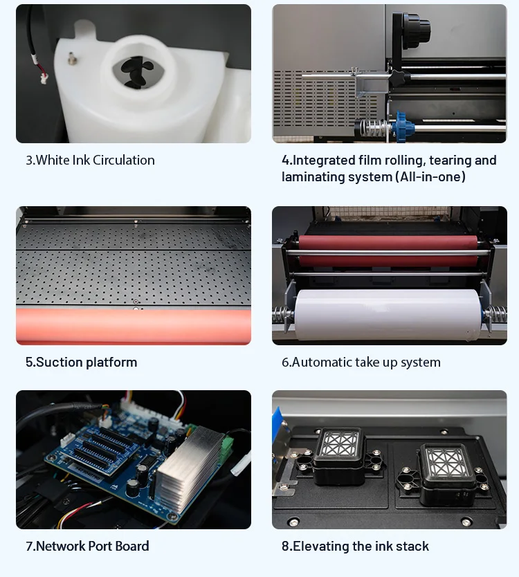 3 Heads Xp600 Uv Dtf Printer - Efficient & Versatile Printing