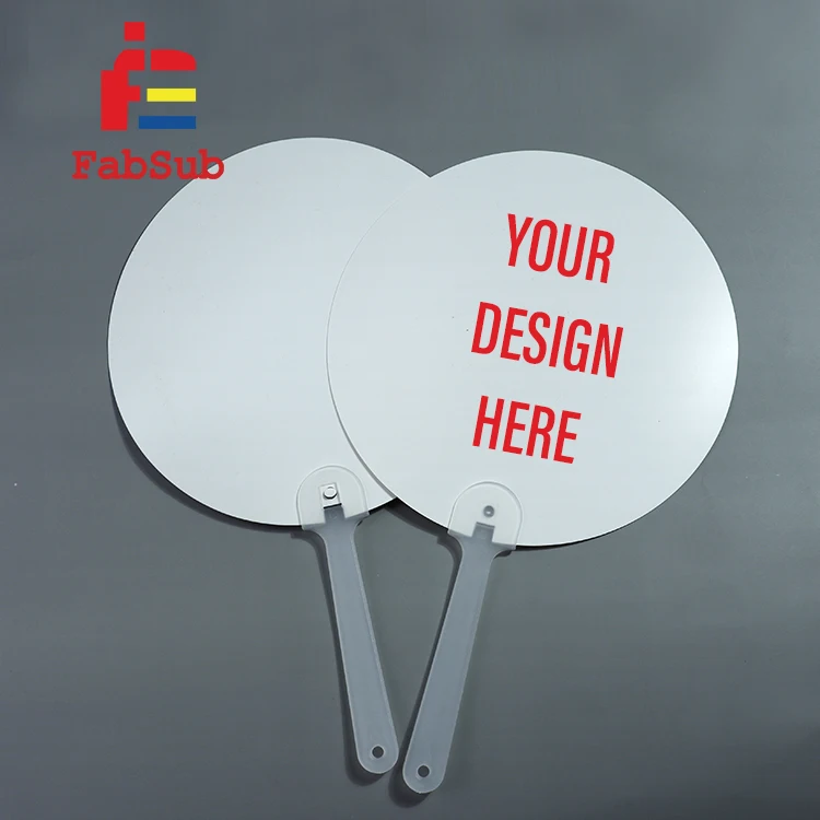 Sublimation Fans Blanks - Double Sided Printable Hand Fans